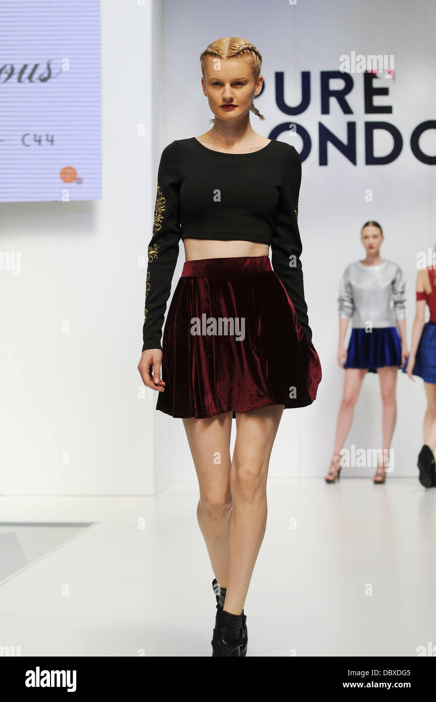 London, UK. 4th Aug, 2013. Models wearing the Style London show at the ...