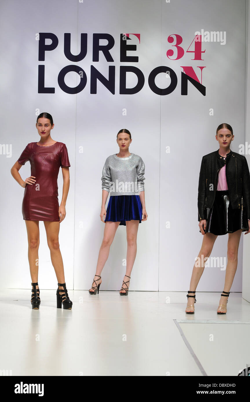 London, UK. 4th Aug, 2013. Models wearing the Style London show at the ...