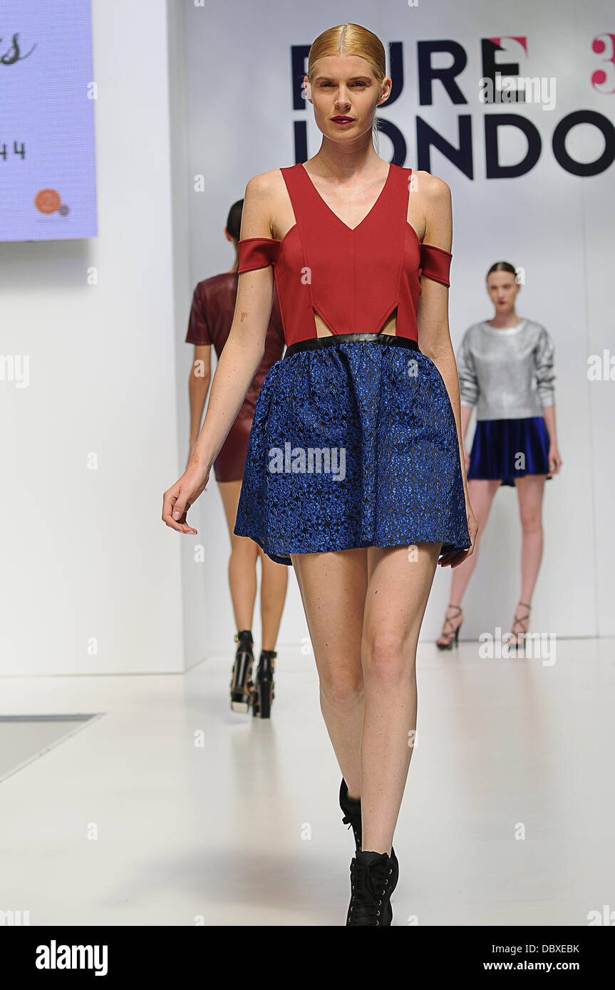 London, UK. 4th Aug, 2013. Models wearing the Style London show at the ...