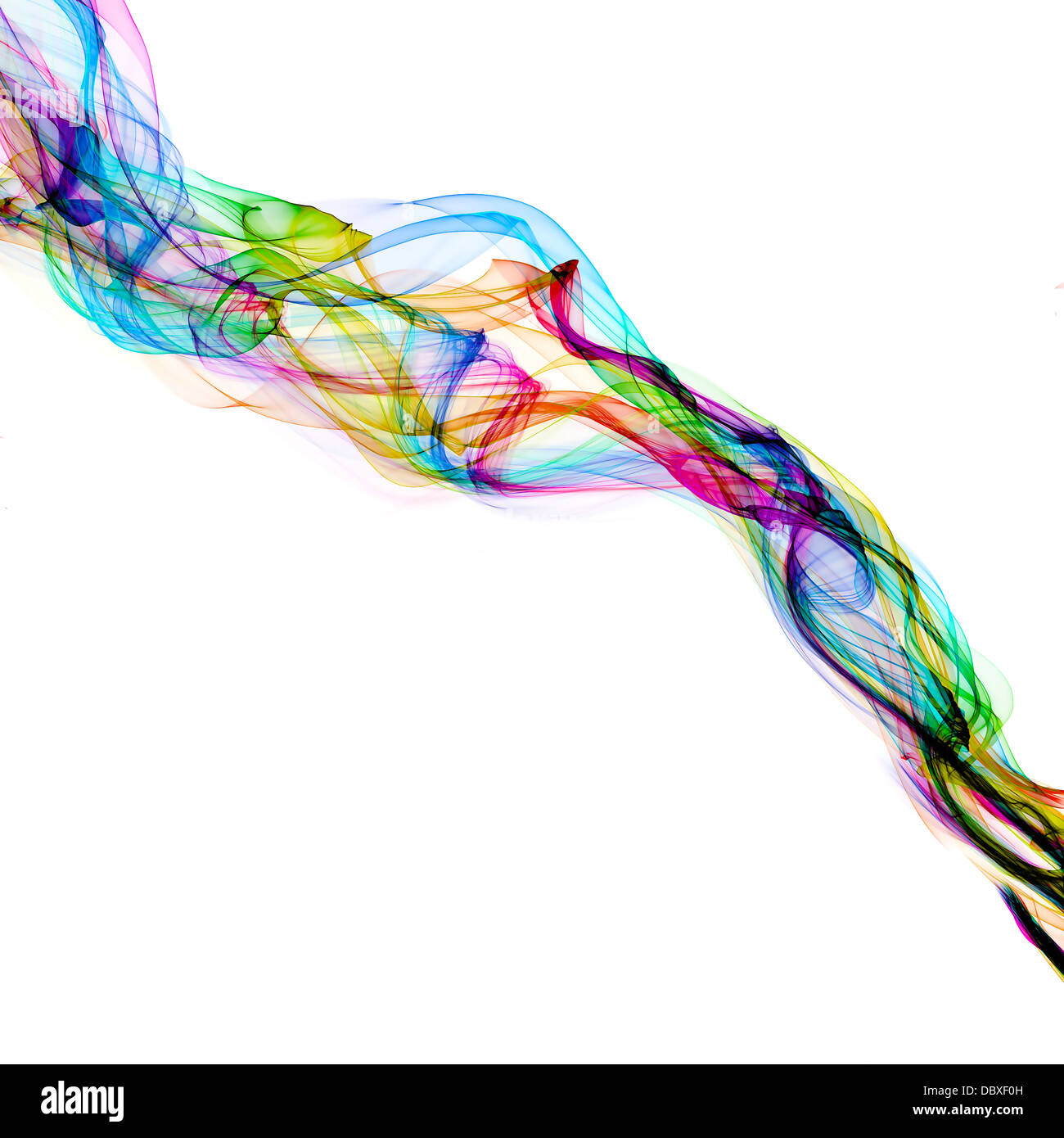 abstract colorful ribbon waves Stock Photo - Alamy