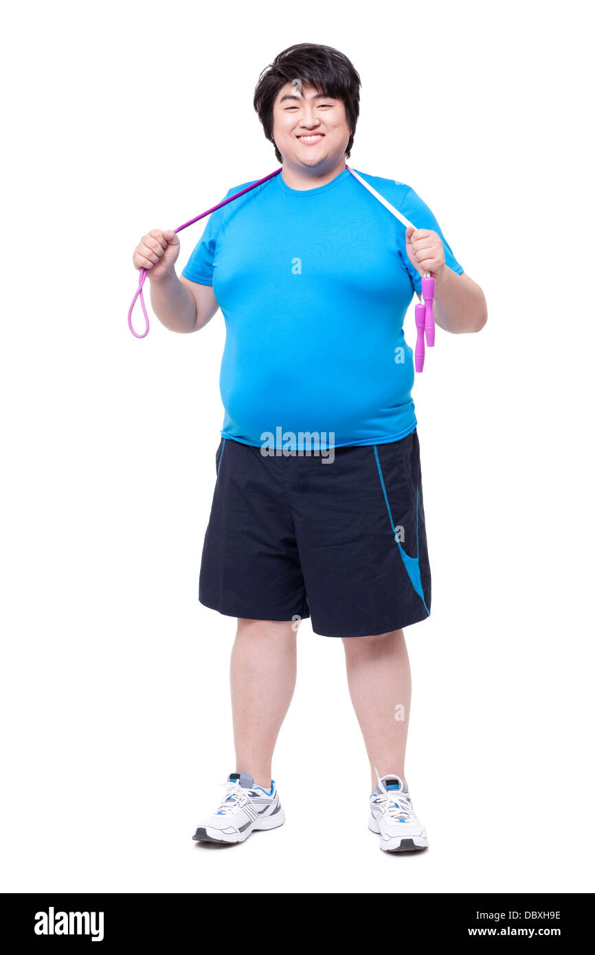 Overweight white people jump hi-res stock photography and images - Alamy