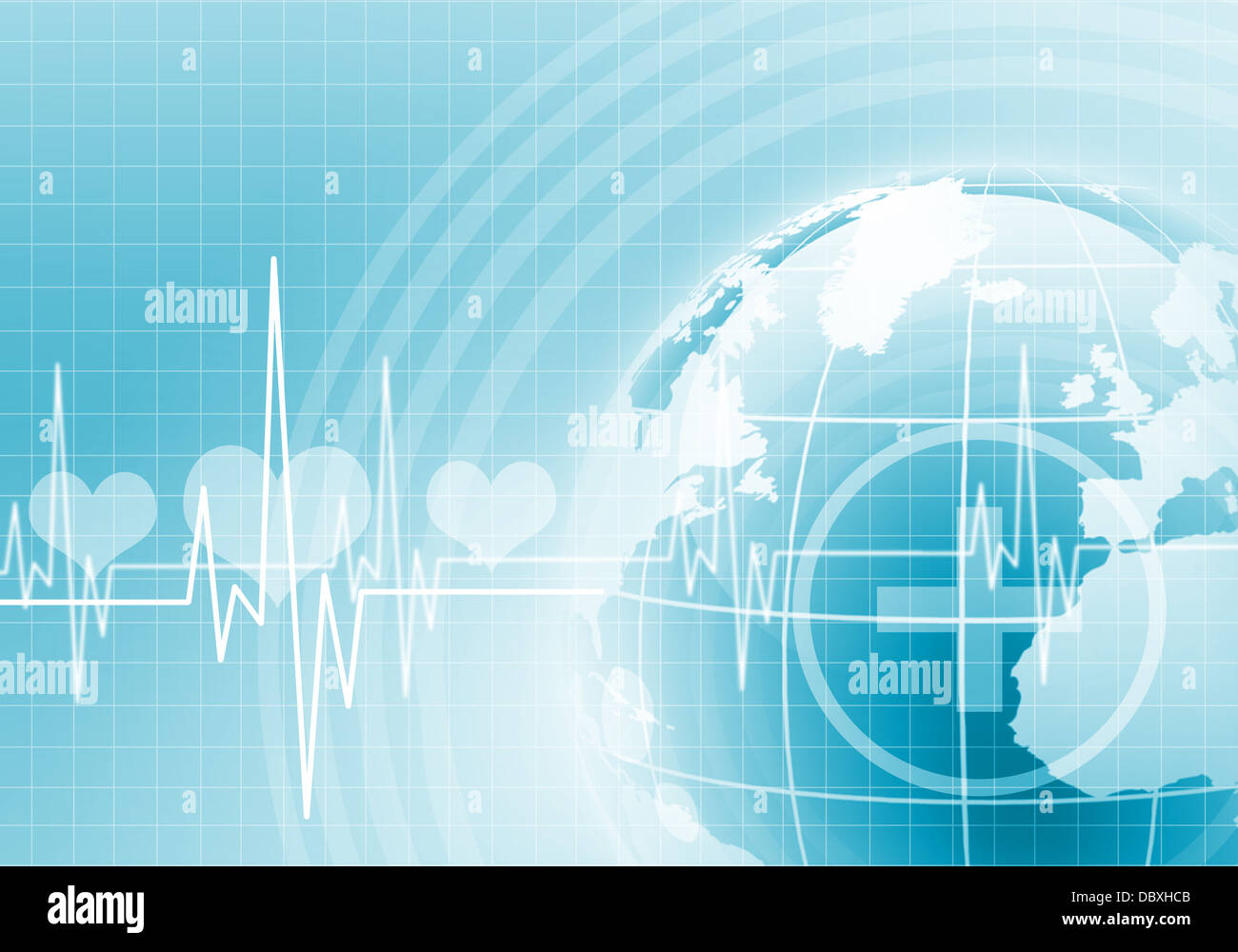 Heart beat illustration Stock Photo - Alamy