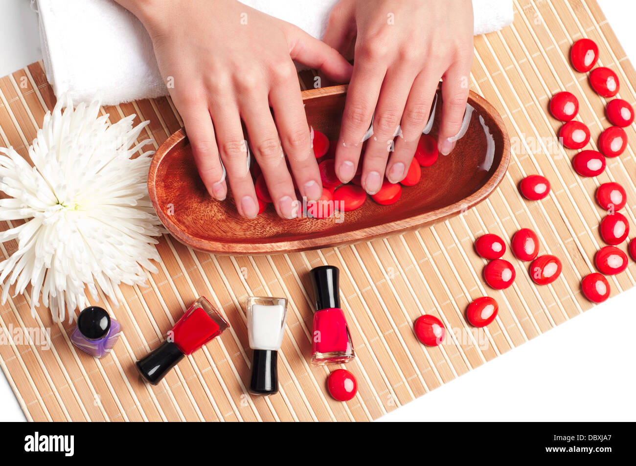 Hands Spa. Manicure concept Stock Photo - Alamy