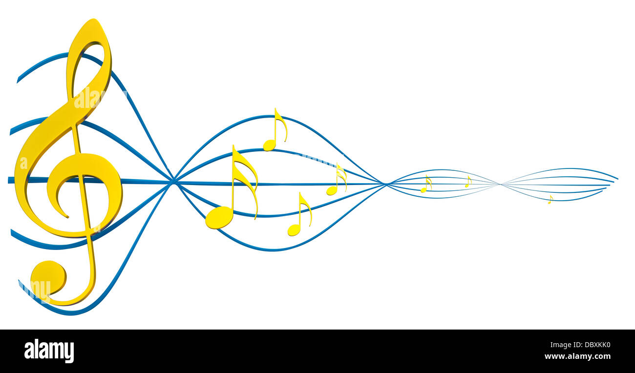 Treble g clef hi-res stock photography and images - Alamy