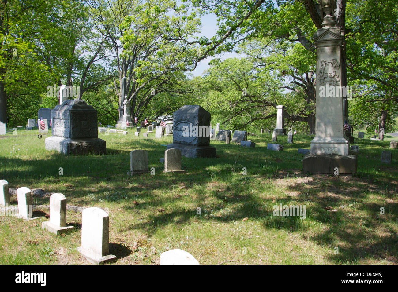 Oak ridge cemetery hi-res stock photography and images - Alamy