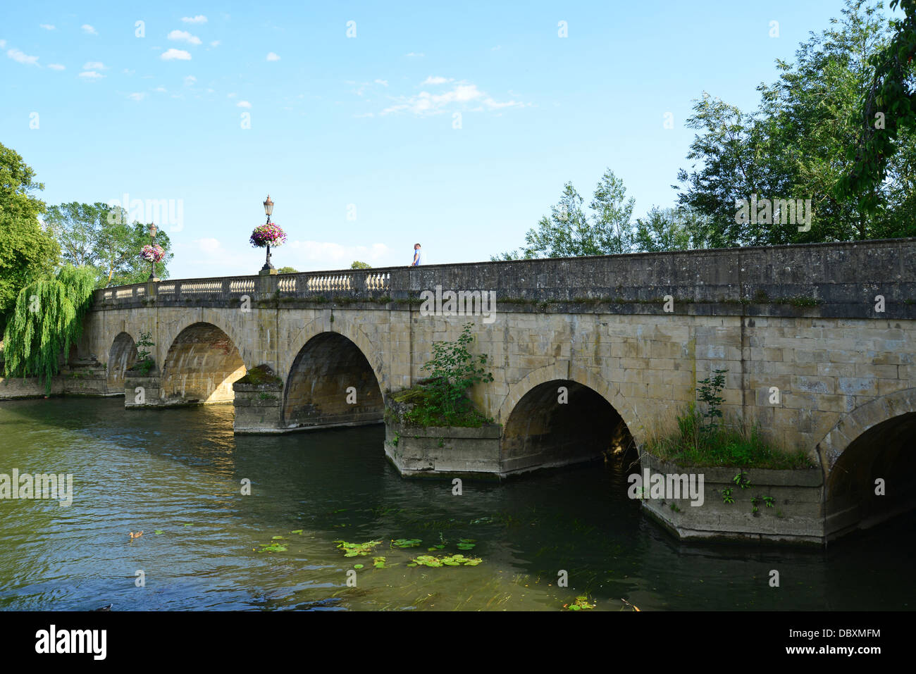 Medieval Wallingford Bridge over River Thames, Wallingford, Oxfordshire ...