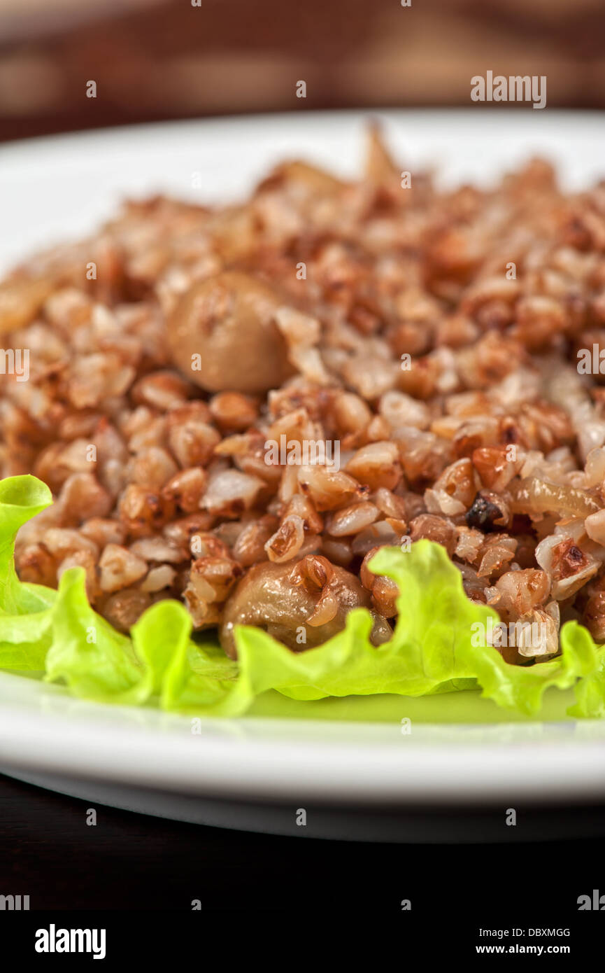 Russian traditional buckwheat mushrooms hi-res stock photography and ...
