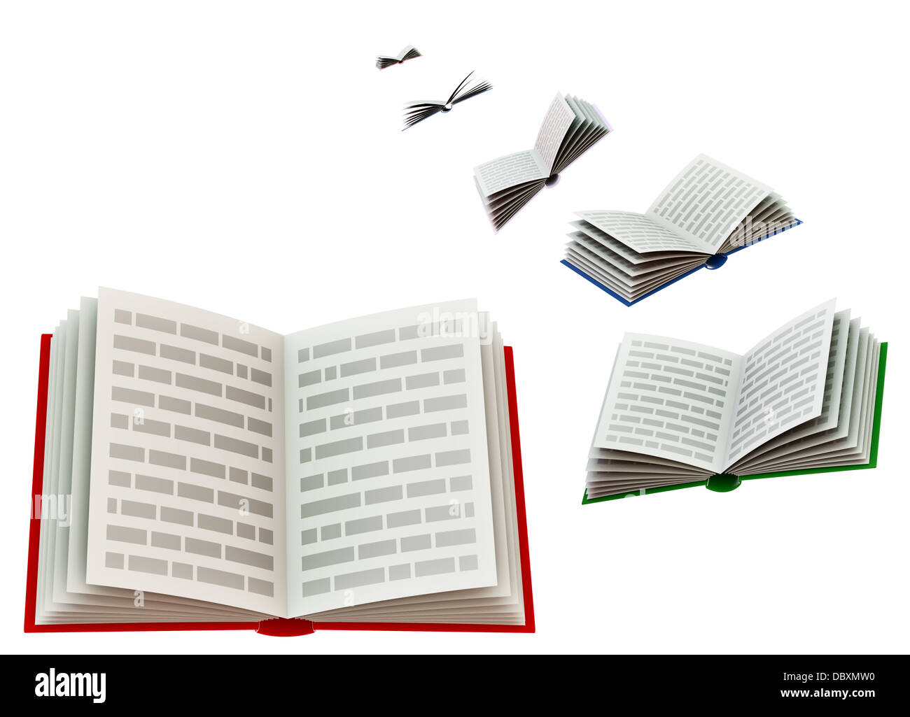 set of books Stock Photo - Alamy