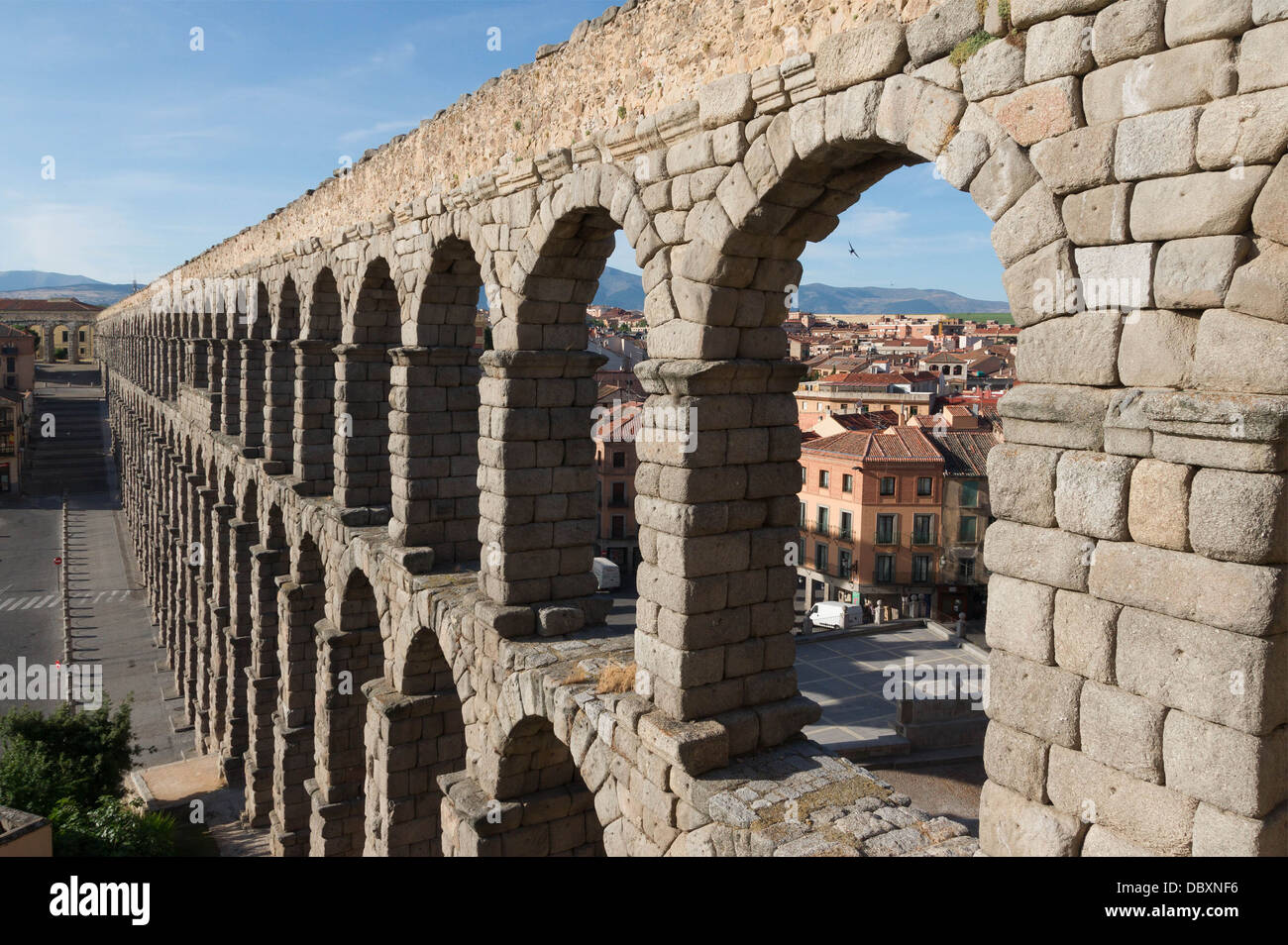 The roman aqueduct, Segovia, Spain Stock Photo - Alamy