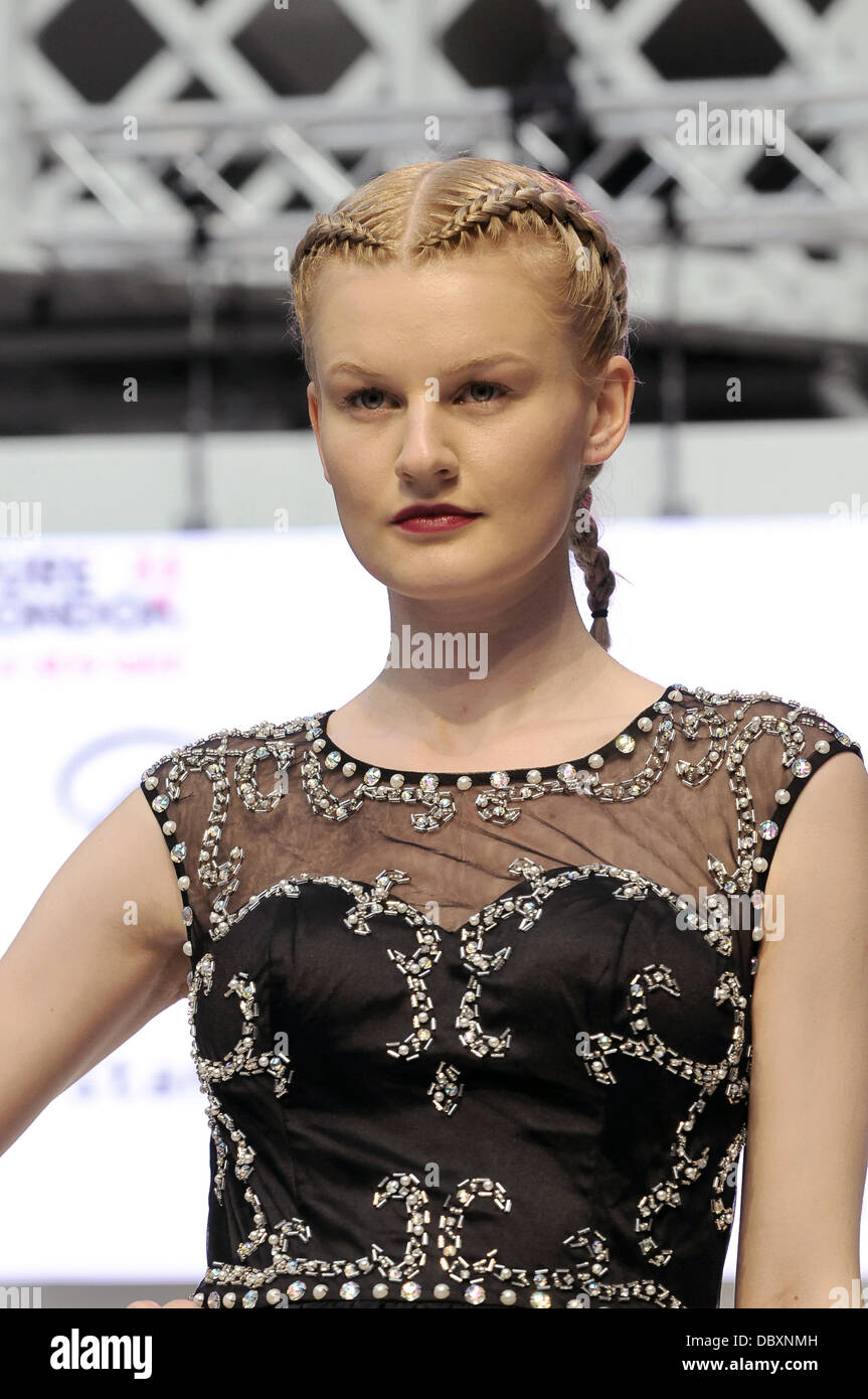 London, UK. 4th Aug, 2013. Models wearing Chi Chi London show at the ...