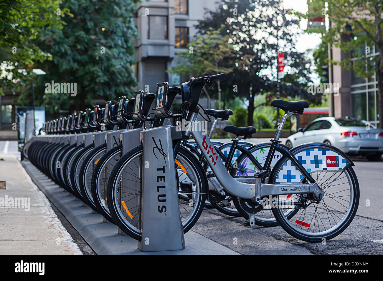 Bixi bicycle in Montreal, Canada Stock Photo - Alamy