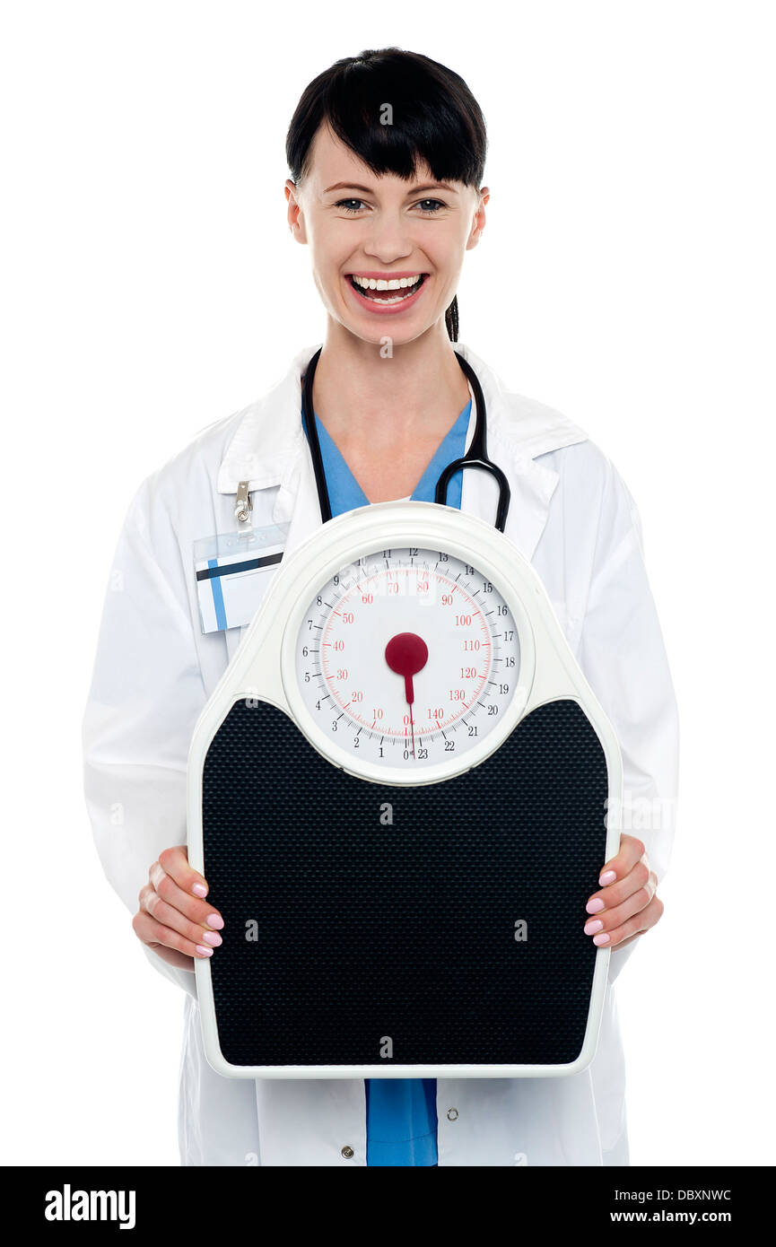 Are you ready for a weight check Stock Photo - Alamy
