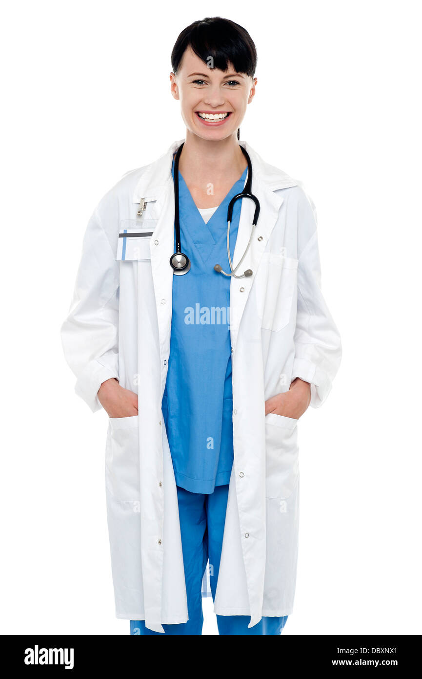 Beautiful young medical clinic Cut Out Stock Images & Pictures - Alamy