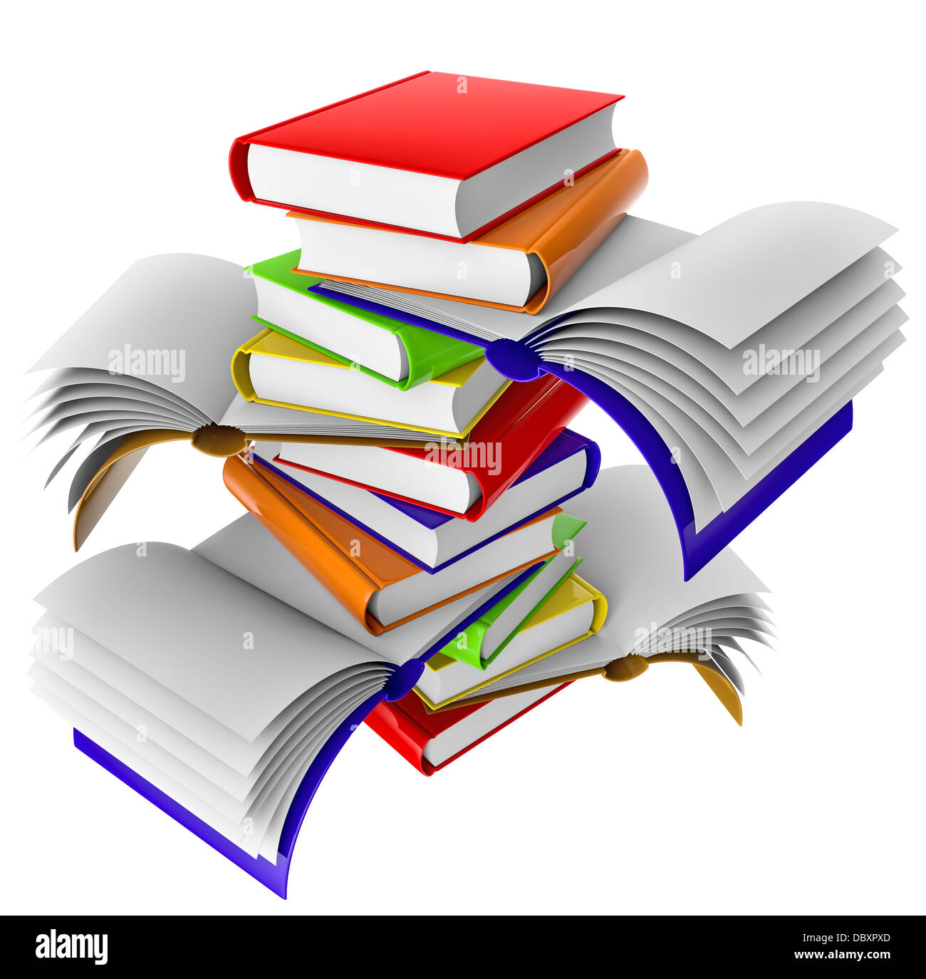 set of books Stock Photo - Alamy