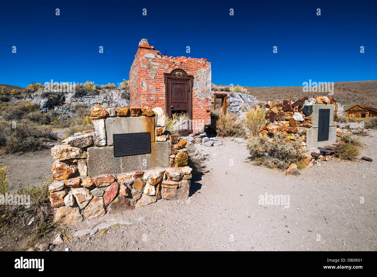 Vault at the Bodie Bank, Bodie State Historic Park, California USA ...