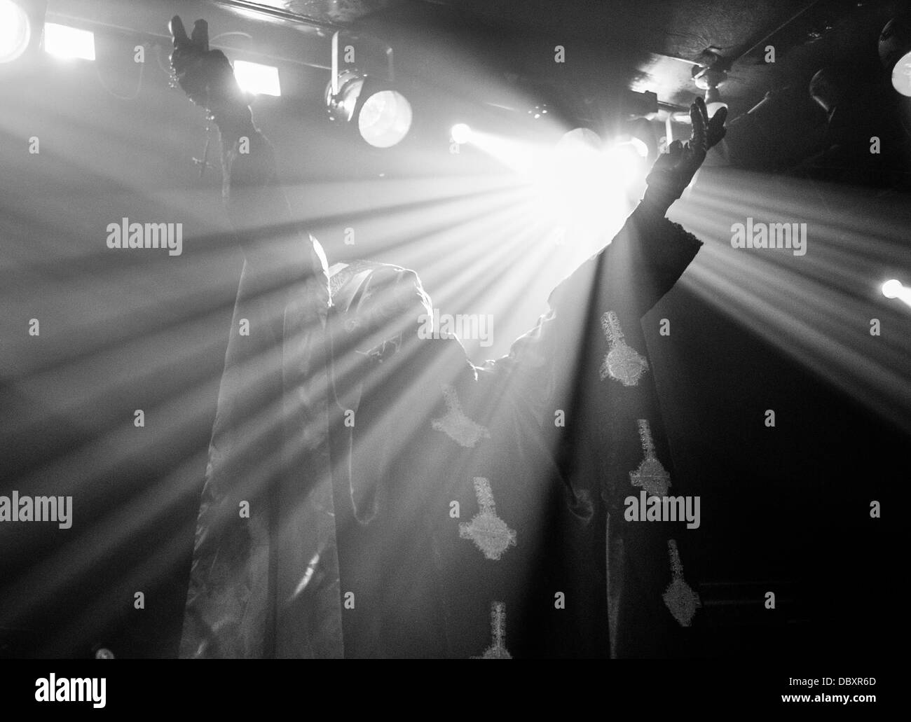 Heavy metal band Ghost performing at Double Door in Chicago, IL in 2013 ...