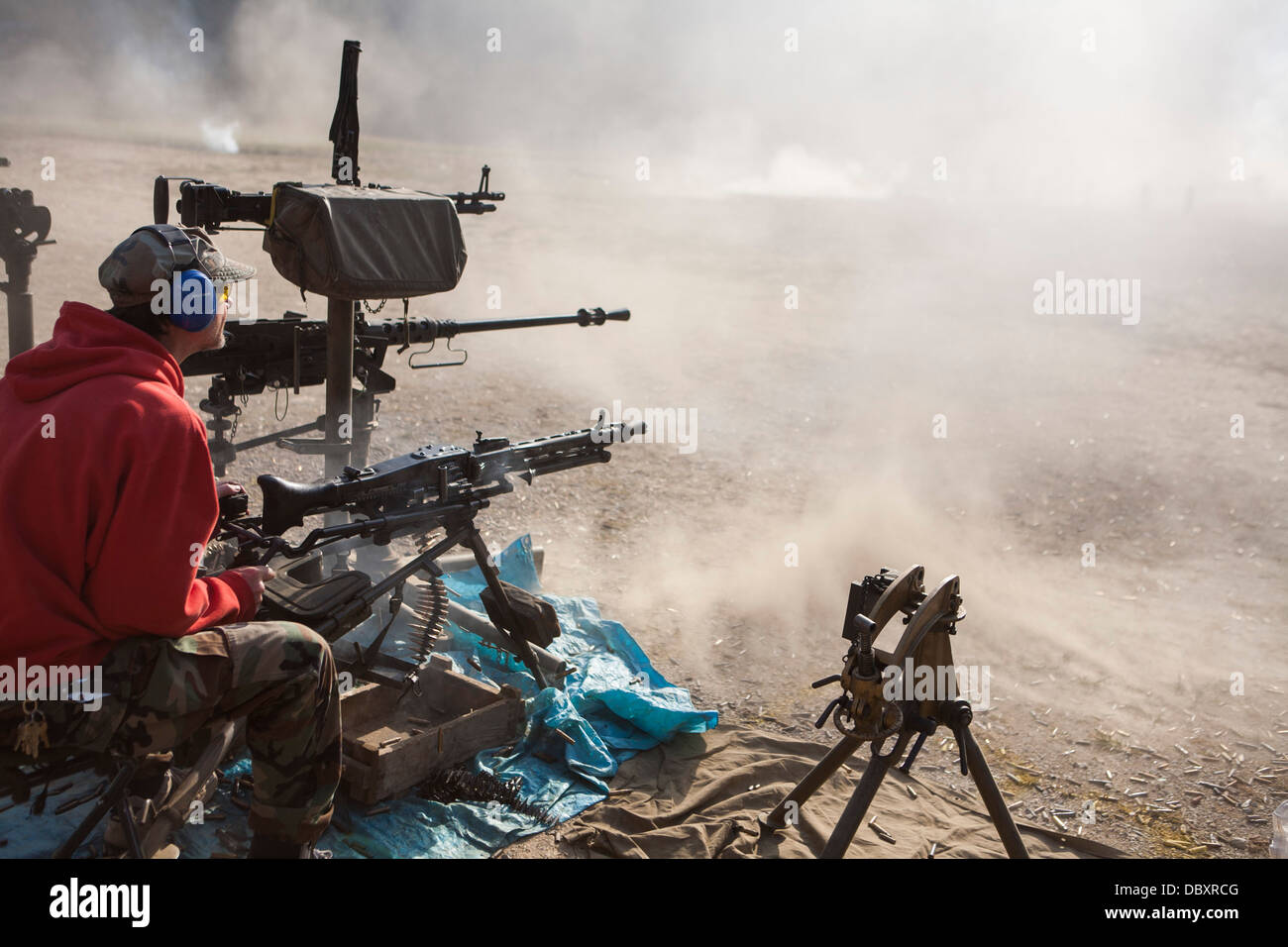 The Knob Creek Machine Gun Shoot Stock Photo - Alamy