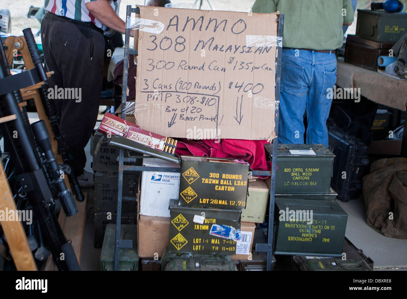 The Knob Creek Machine Gun Shoot Stock Photo - Alamy