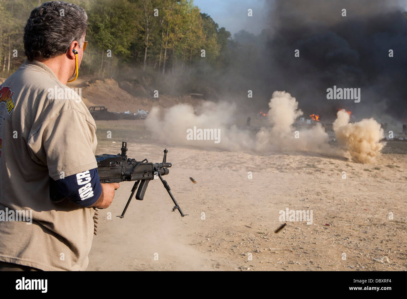 The Knob Creek Machine Gun Shoot Stock Photo - Alamy
