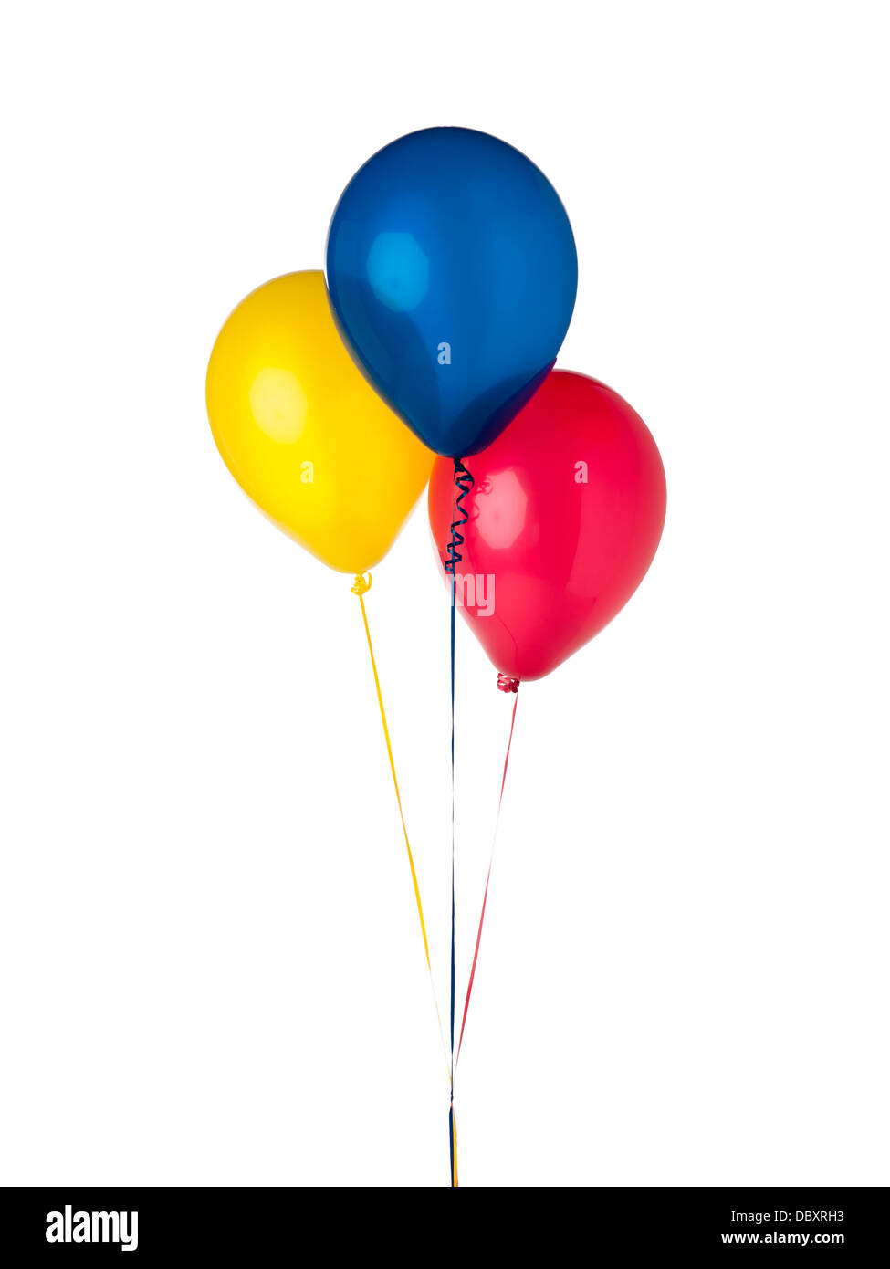 balloons on white background Stock Photo - Alamy