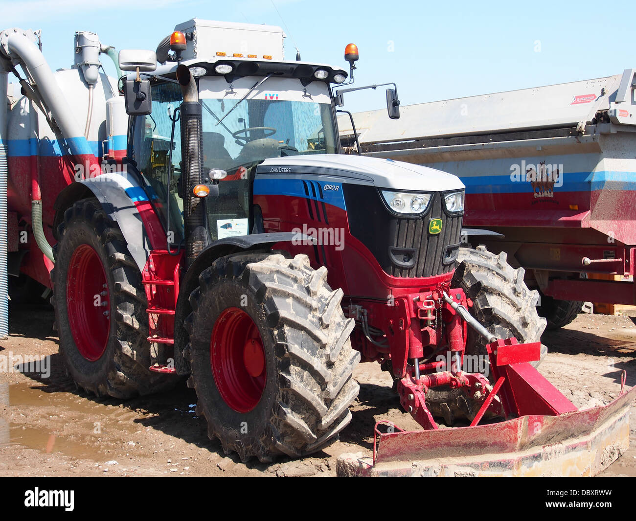 The John Deere 6190R is a high-performance agricultural tractor known for its versatility and ...