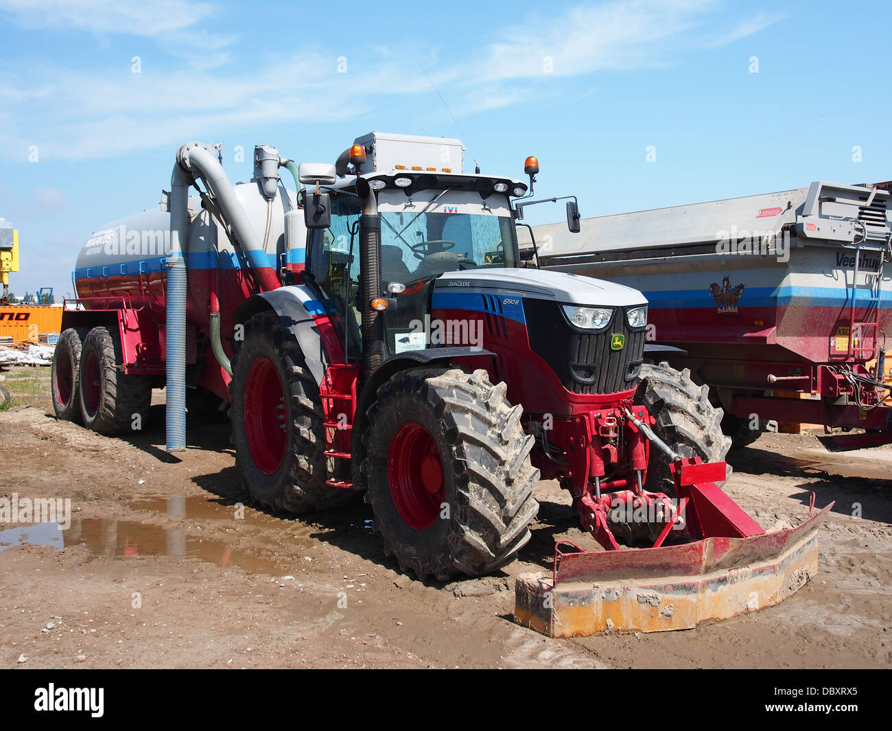 John Deere 6190R 2, a powerful agricultural tractor model designed for ...