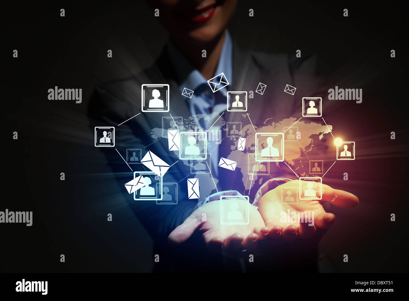 Touch screen computer device Stock Photo - Alamy