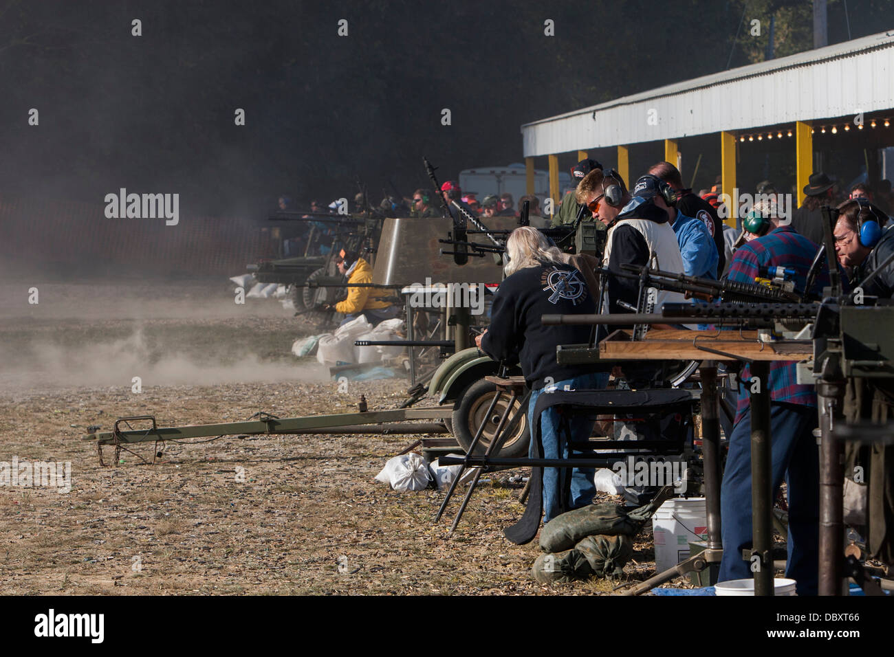 The Knob Creek Machine Gun Shoot Stock Photo - Alamy