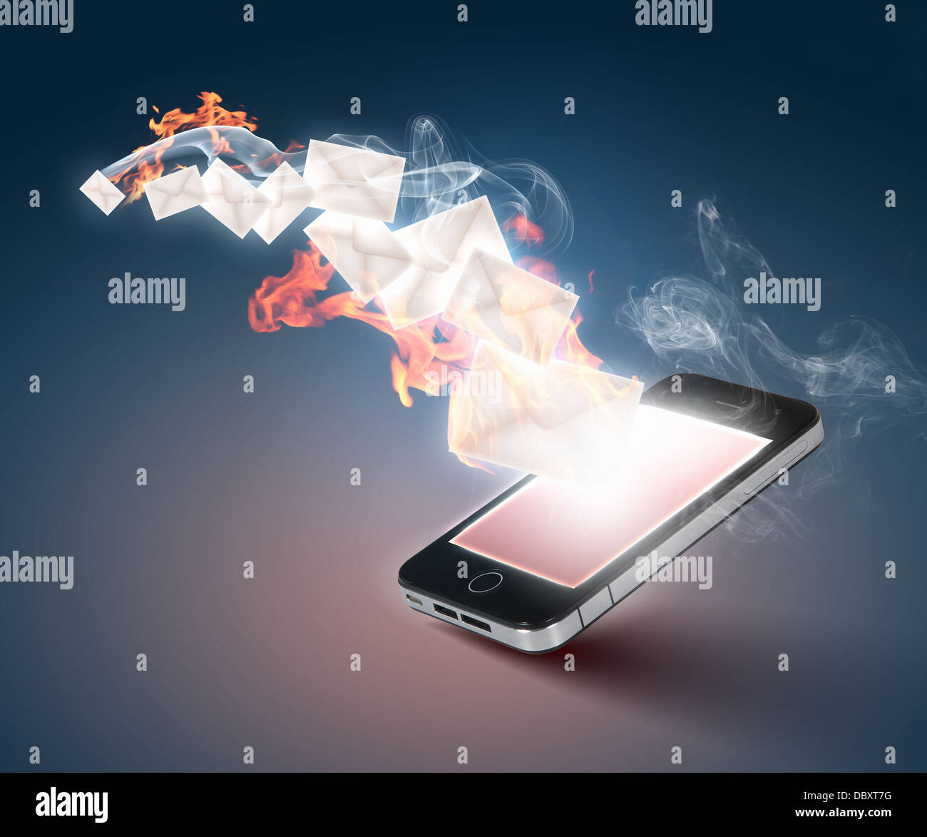 Modern communication technology Stock Photo - Alamy