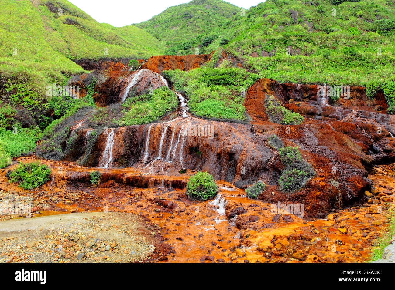 Golden water fall taiwan hi-res stock photography and images - Alamy