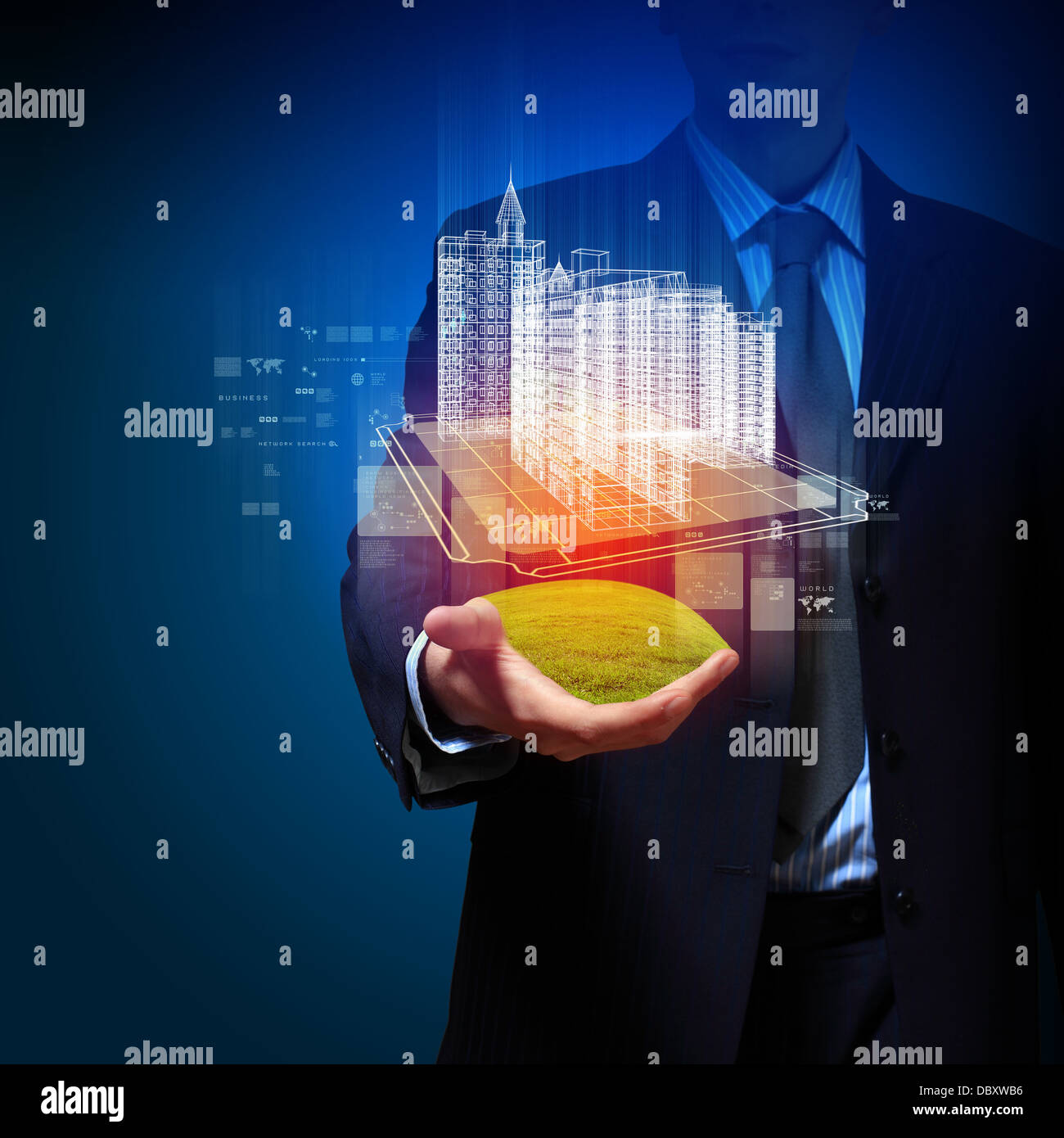 engineering automation building design Stock Photo - Alamy