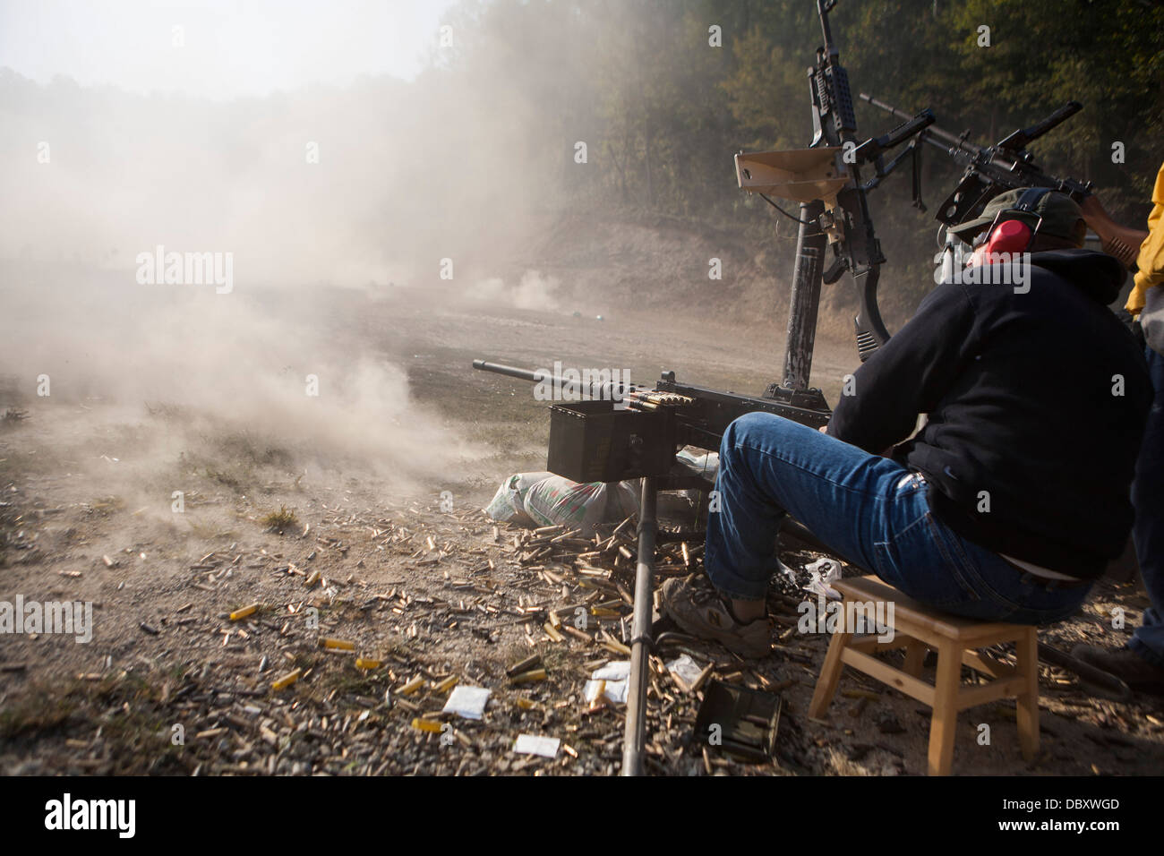 The Knob Creek Machine Gun Shoot Stock Photo - Alamy