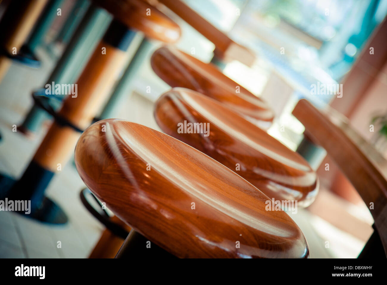 Bar Stools on a Cruise Ship Stock Photo - Alamy