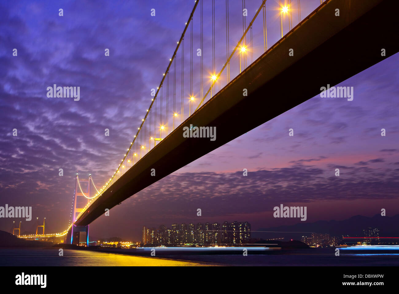 Tsing Ma bridge Stock Photo - Alamy
