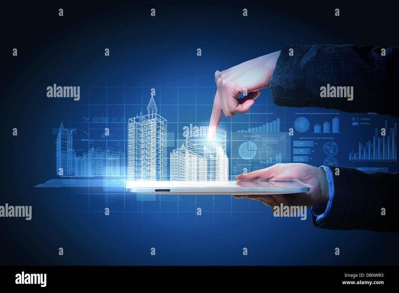 engineering automation building design Stock Photo - Alamy