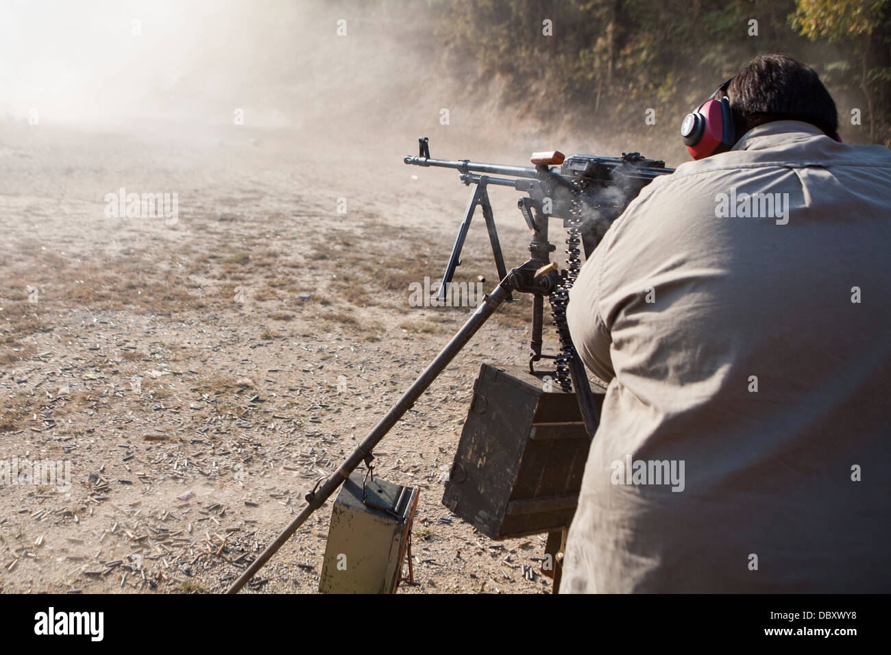 The Knob Creek Machine Gun Shoot Stock Photo - Alamy