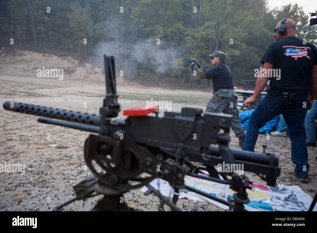The Knob Creek Machine Gun Shoot Stock Photo - Alamy