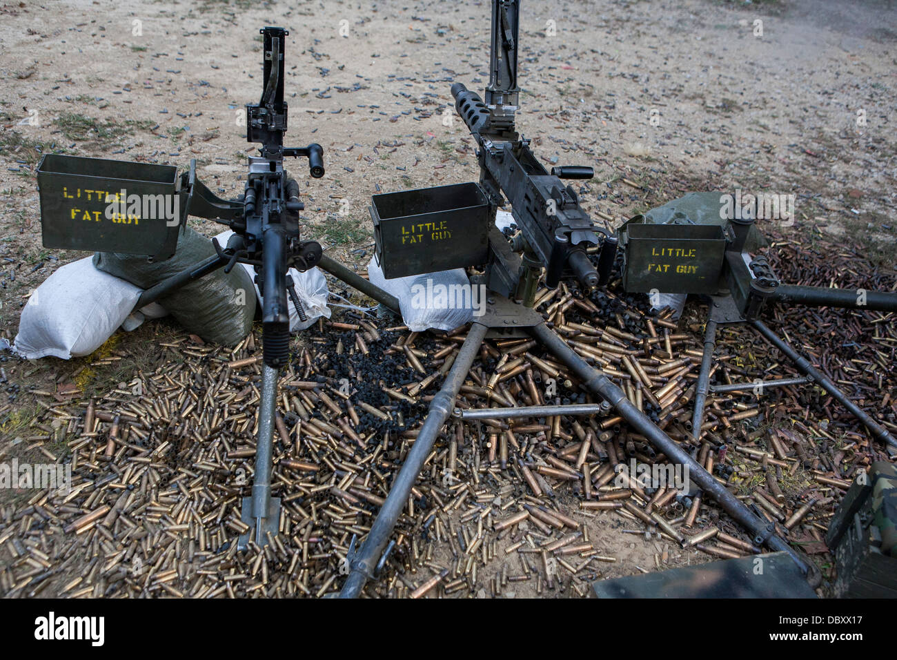 The Knob Creek Machine Gun Shoot Stock Photo - Alamy