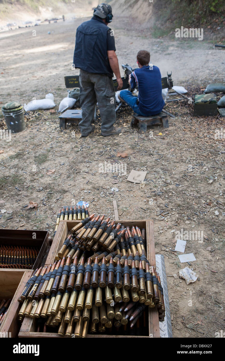 The Knob Creek Machine Gun Shoot Stock Photo - Alamy