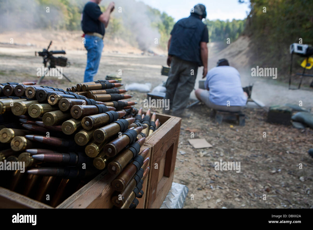 The Knob Creek Machine Gun Shoot Stock Photo - Alamy