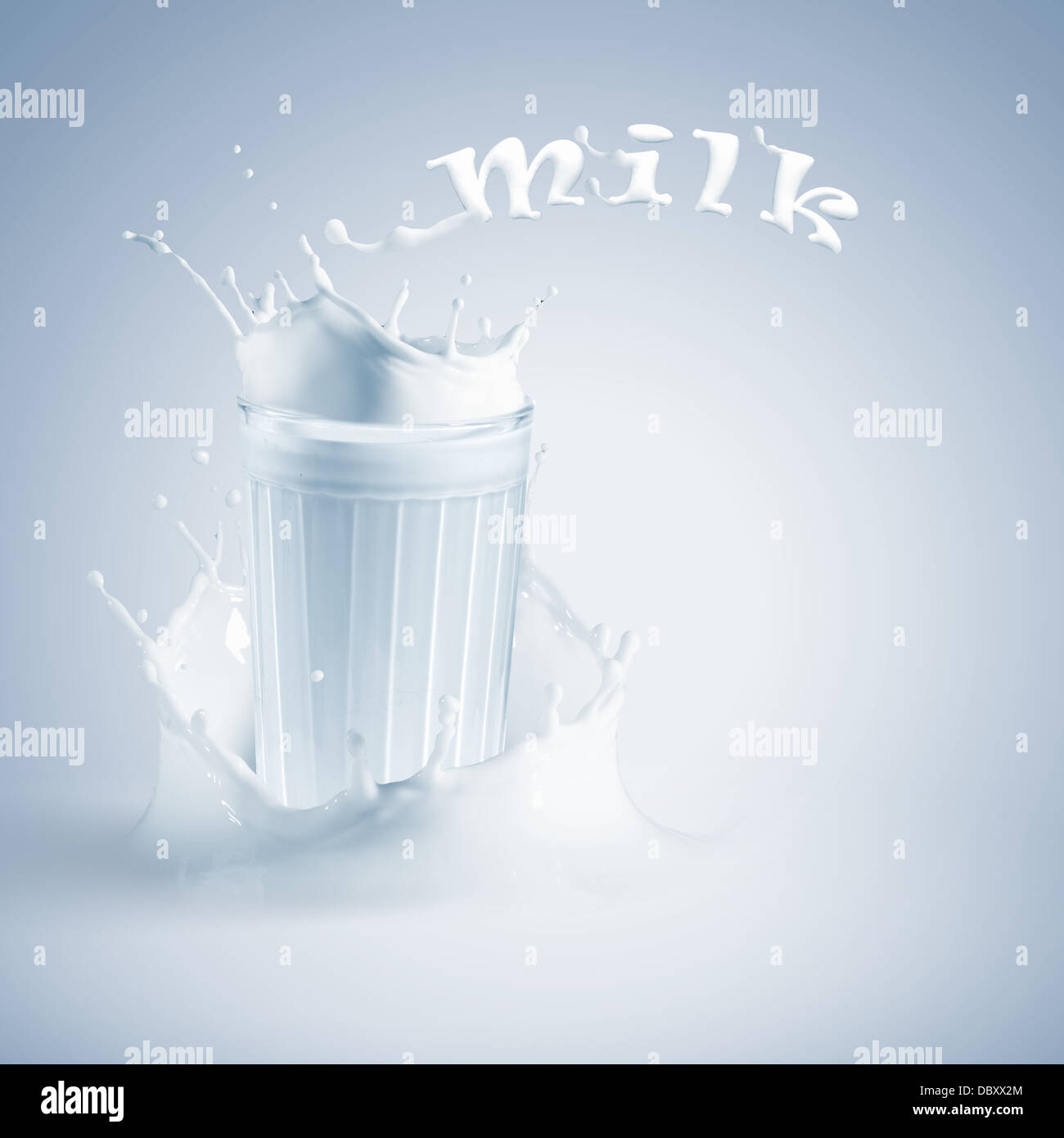 Fresh milk in the glass Stock Photo - Alamy