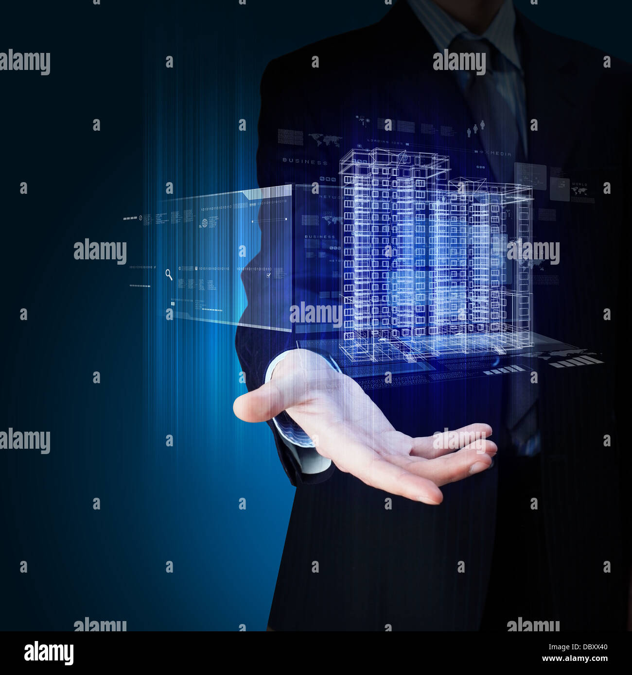 engineering automation building design Stock Photo - Alamy