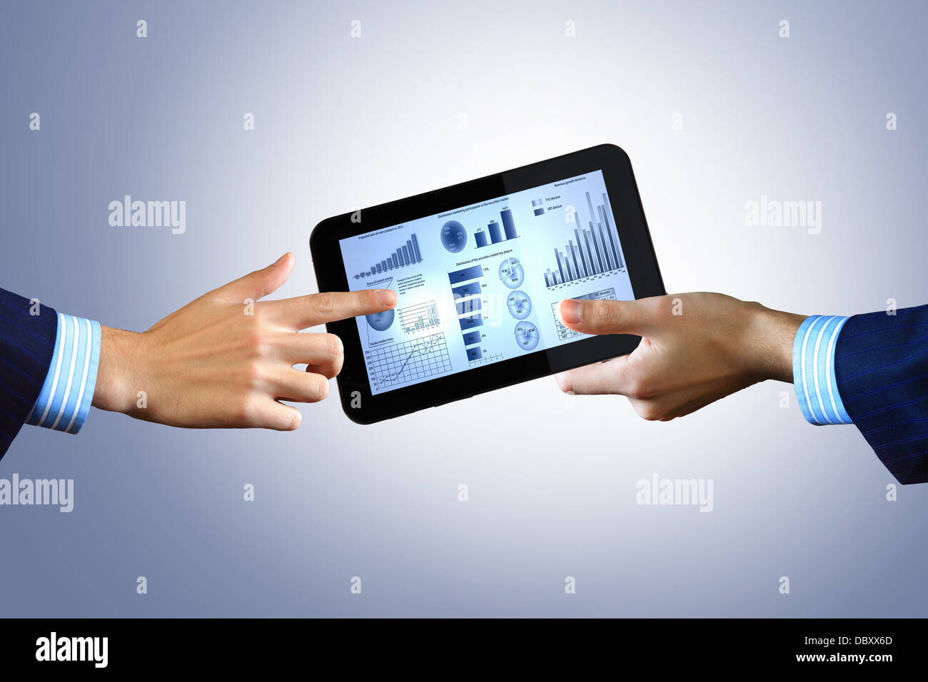 Modern computer technology in business Stock Photo - Alamy