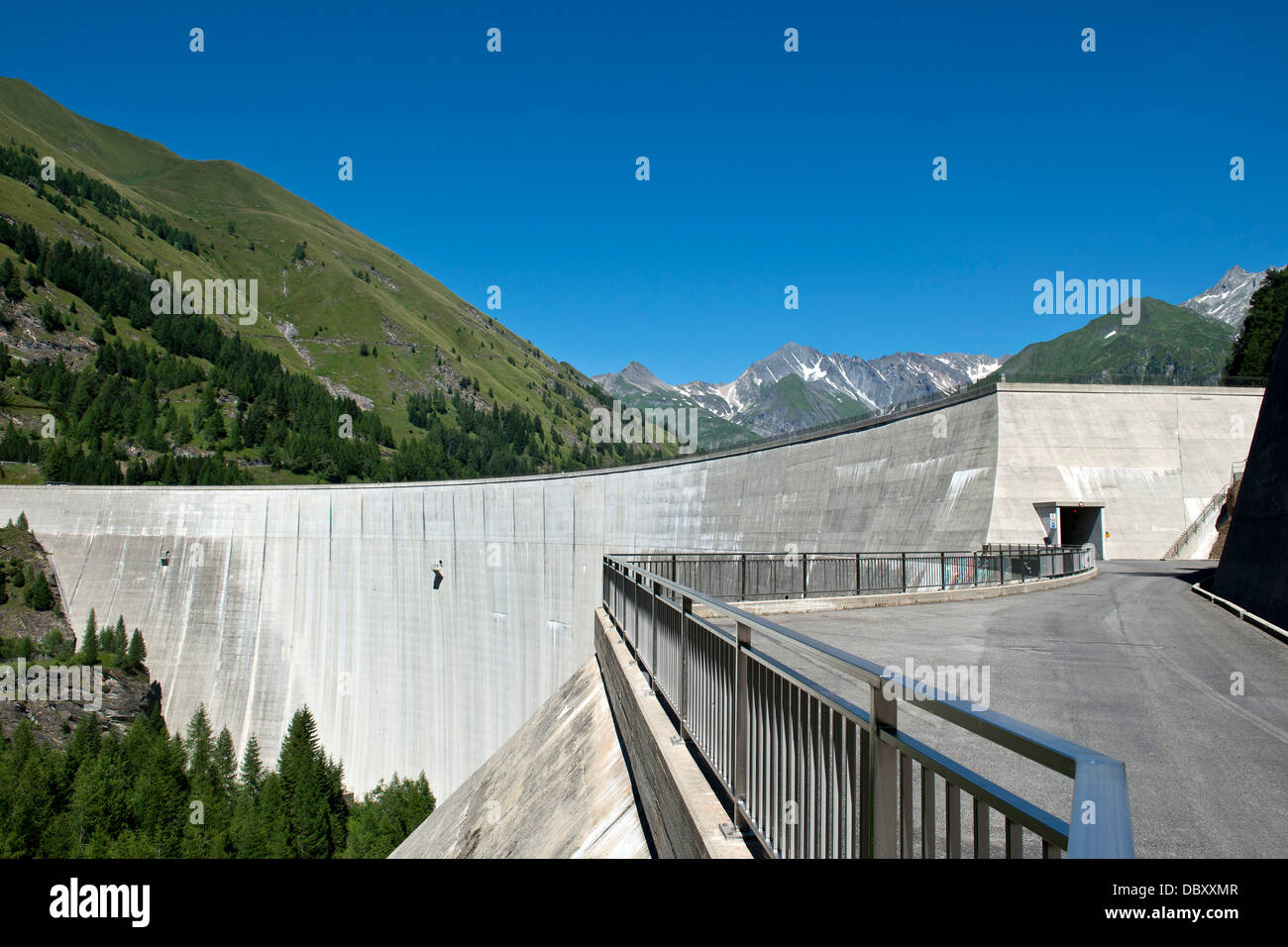 Switzerland, Canton Ticino, Luzzone dam Stock Photo - Alamy