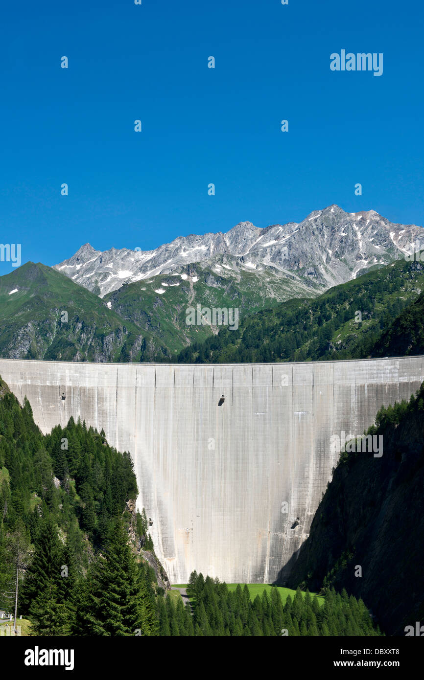 Switzerland, Canton Ticino, Luzzone dam Stock Photo - Alamy