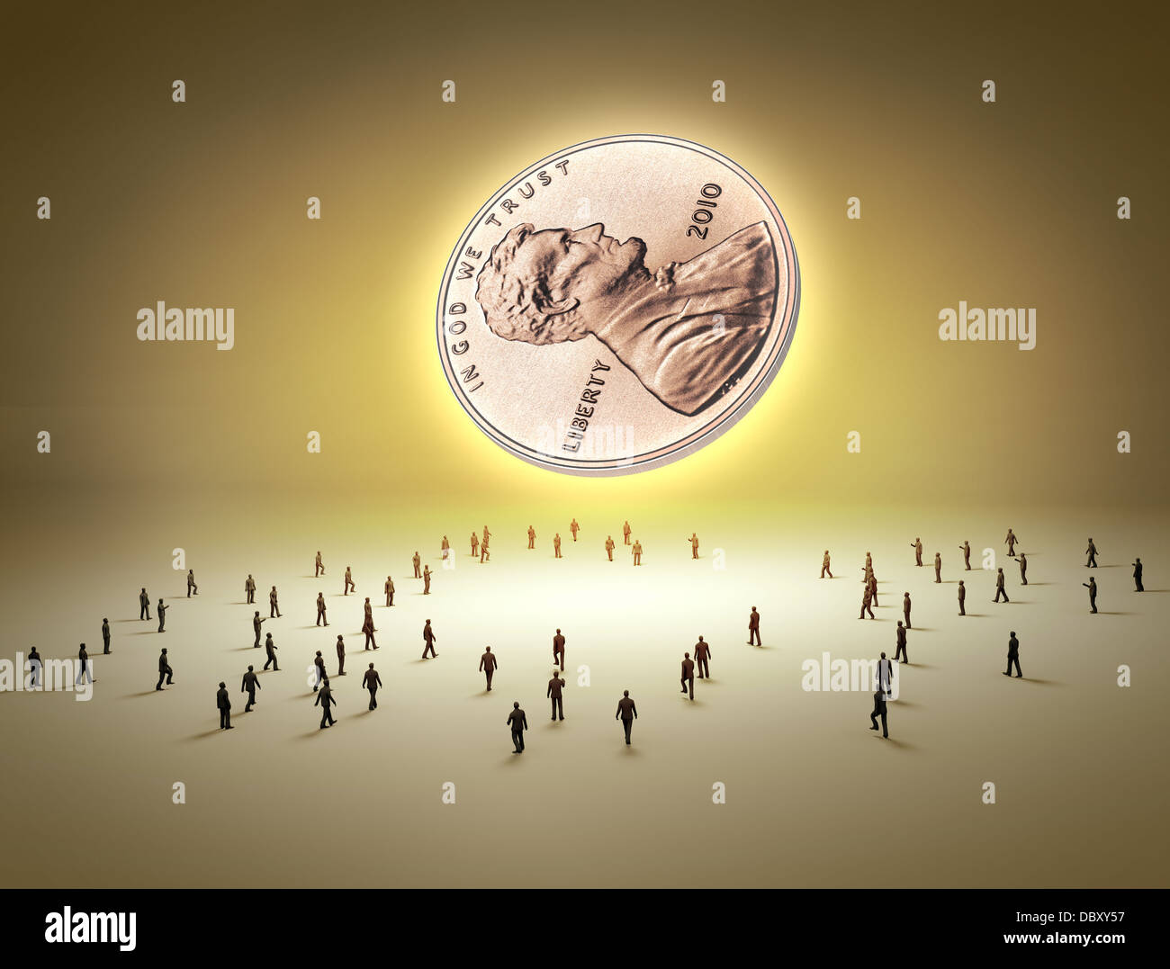 Money symbol and people Stock Photo - Alamy