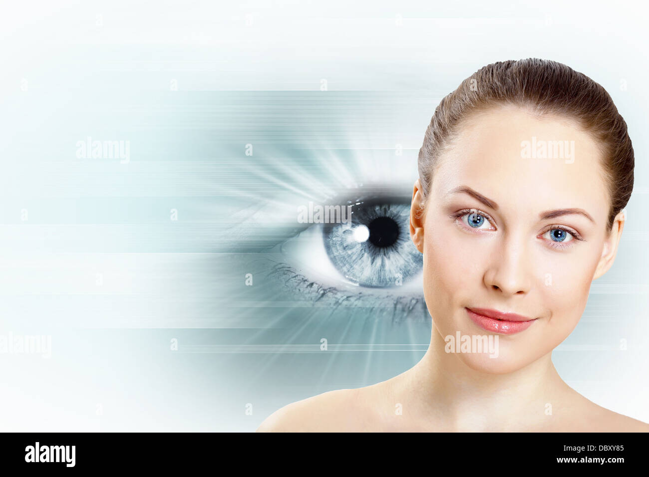 Eyelash tech hi-res stock photography and images - Alamy