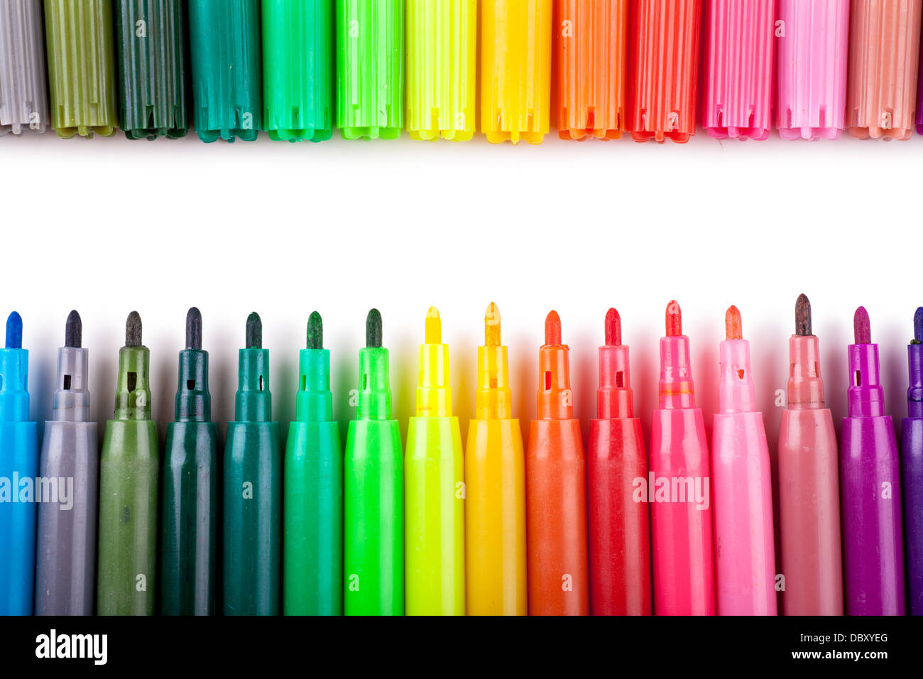 Felt tip pens Stock Photo - Alamy