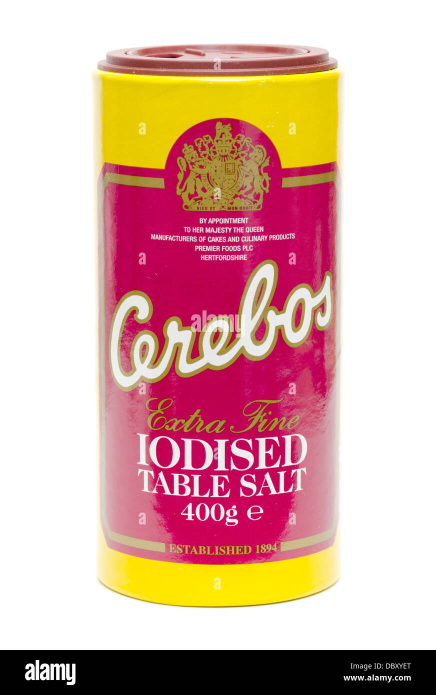Cerebos table salt hi-res stock photography and images - Alamy