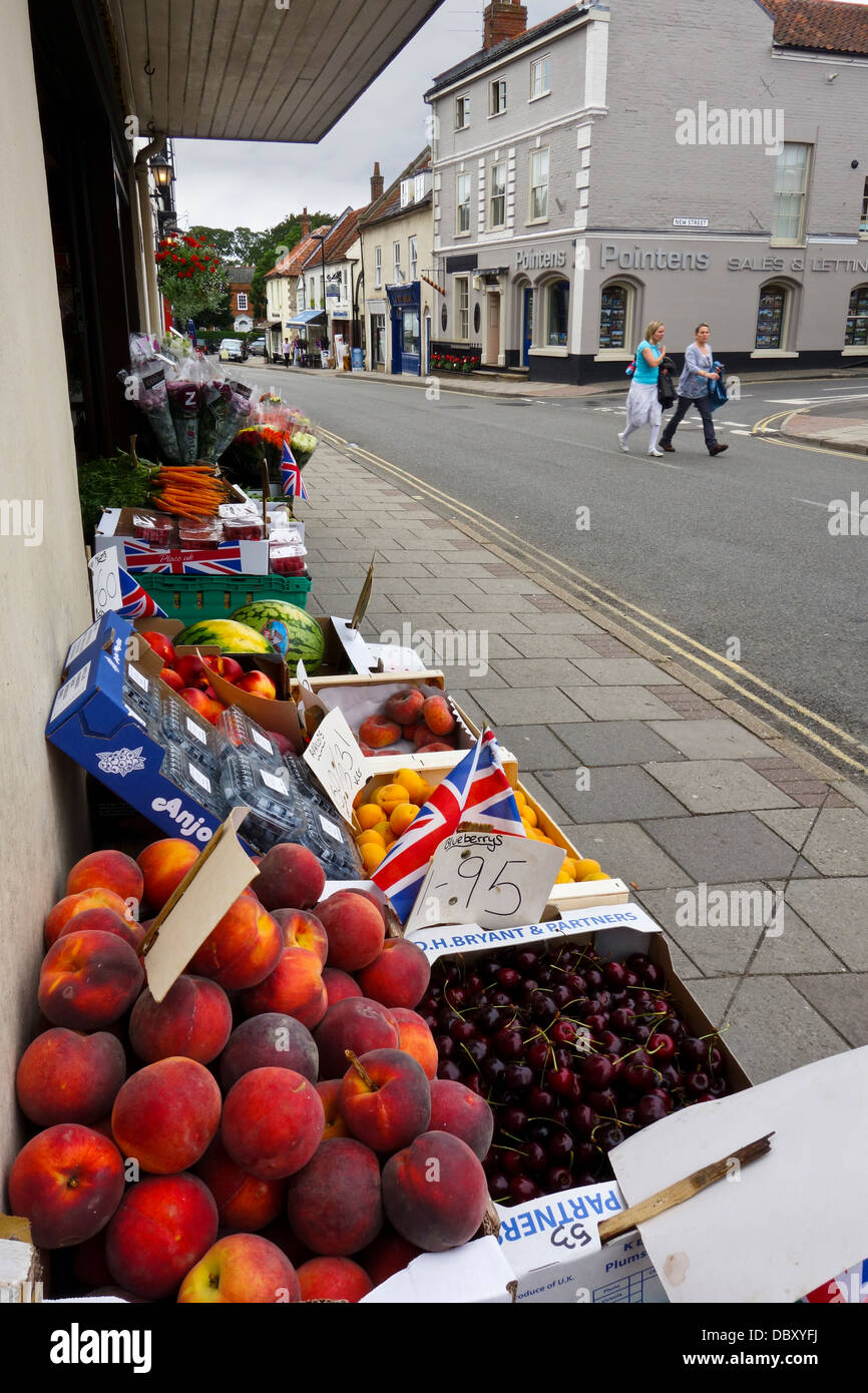 Fruit and vegetable shop Holt Norfolk Stock Photo - Alamy